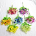 Agiufgs Artificial Silk Flowers, Realistic Lifelike Look with Flexible ...