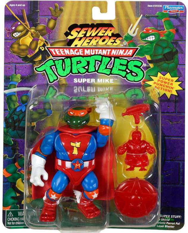 Teenage Mutant Ninja Turtles Sewer Heroes Super Mike Action Figure (The ...