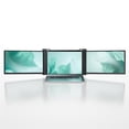 SOOMFON 14" Portable Triple Monitor, 1080P@60Hz Screen Extender for 14 ...