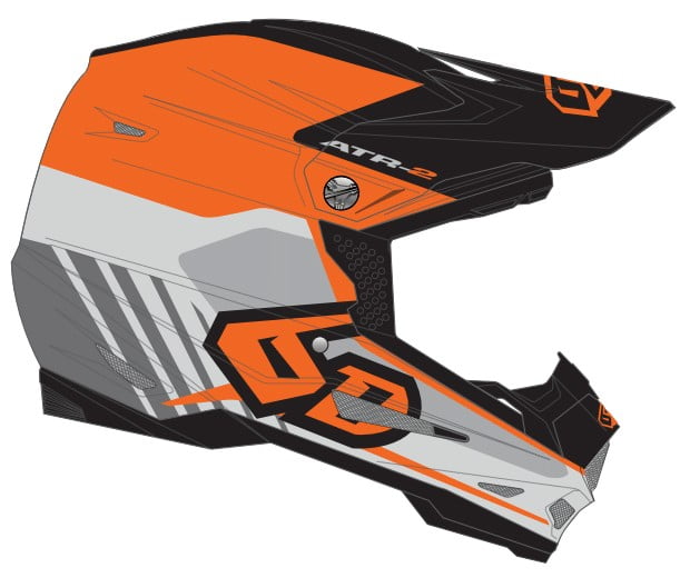 6D ATR-2Y Youth Target Helmet - Neon Orange - YXL - Walmart.com