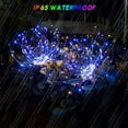 Solarera 2 Pack Solar Firework Outdoor Lights 120 Led Waterproof Solar