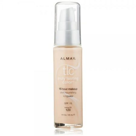 Almay Truly Lasting Color Liquid Makeup, Long Wearing Natural Finish ...