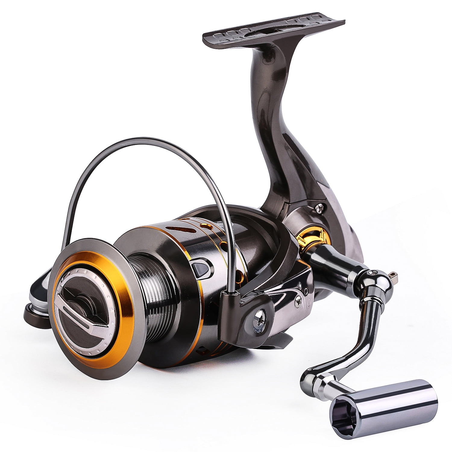 Sougayilang Spinning Reel 12+1BB Ultralight Smooth Powerful Fishing ...