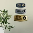 Signs ByLITA Fancy Quiet Please Sign (Black) - Small - Walmart.com