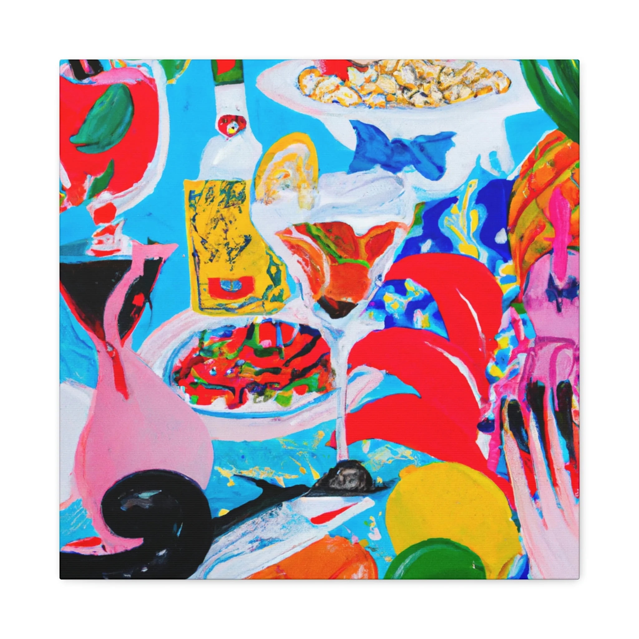 Seafood Pop Palette - Canvas - Walmart.com
