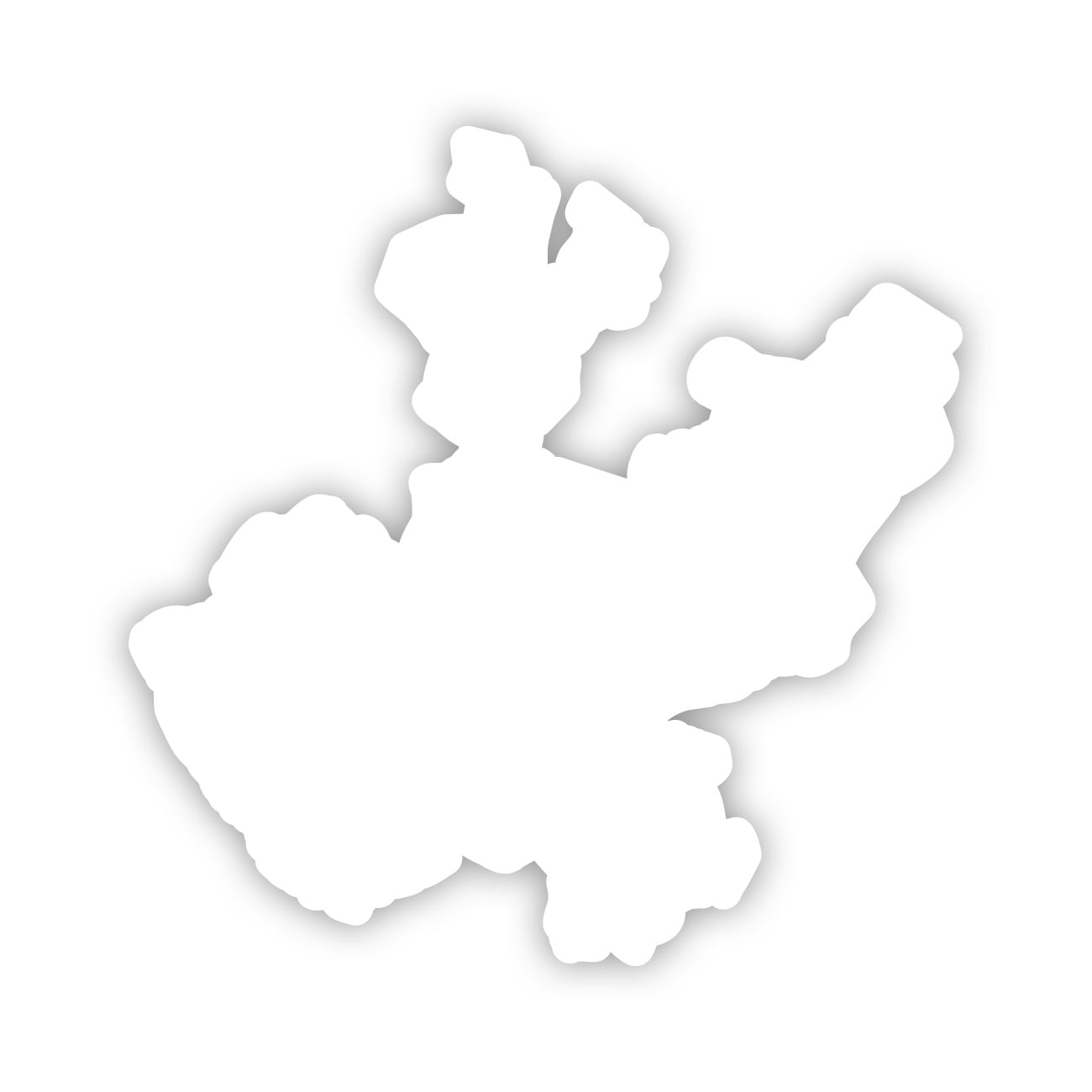 Jalisco State Shaped Sticker Decal Die Cut - Self Adhesive Vinyl - Weatherproof - Made in USA ...