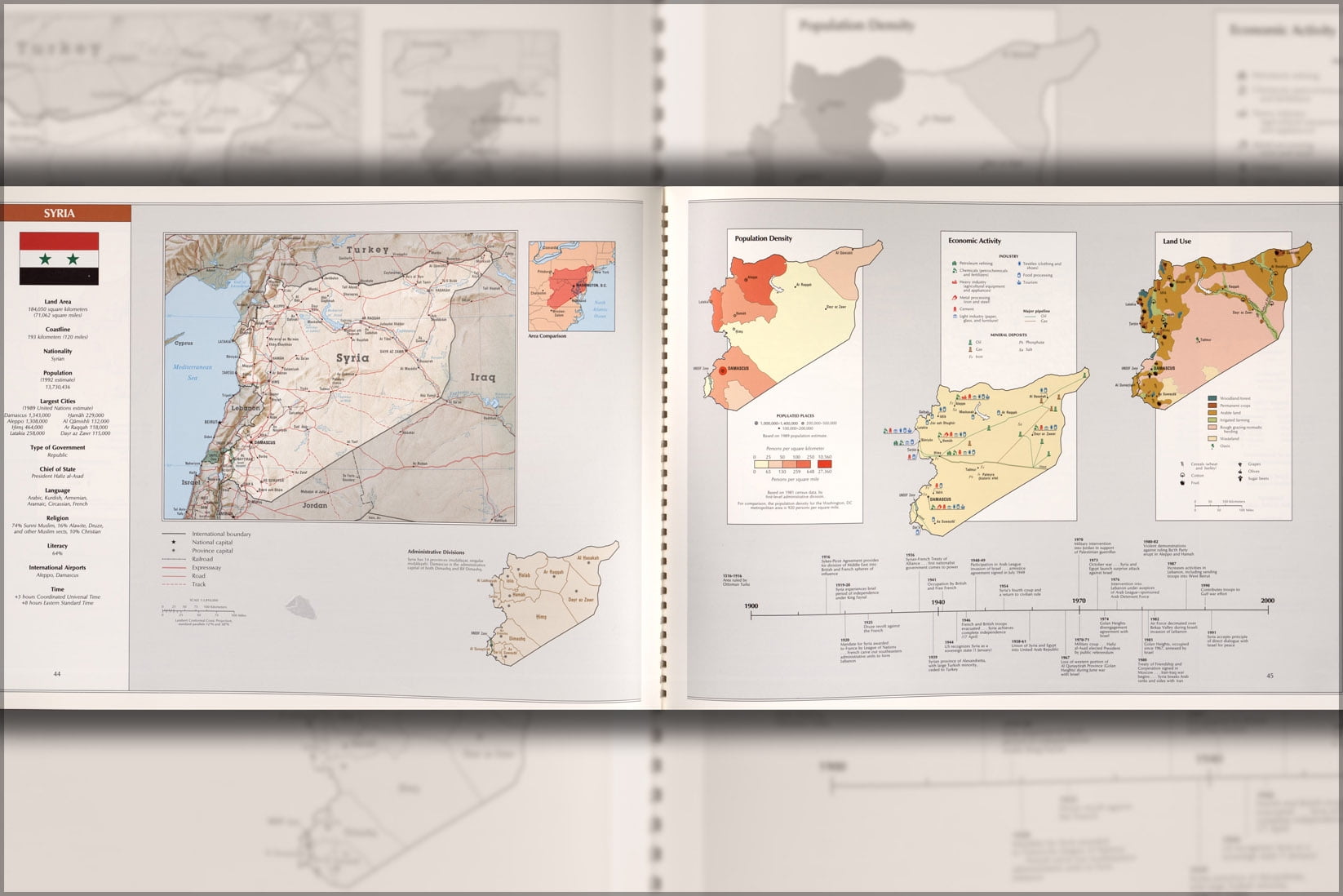 24"x36" Gallery Poster, cia map of syria - Walmart.com