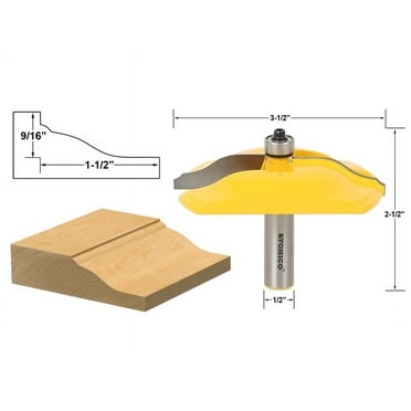 Raised Panel Cabinet Door Router Bit Set - 3 Bit Ogee - 1/4" Shank ...
