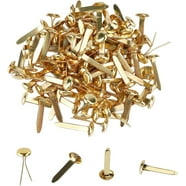 Metal Paper Fasteners 50/Pkg-Hearts - Gold - Walmart.com