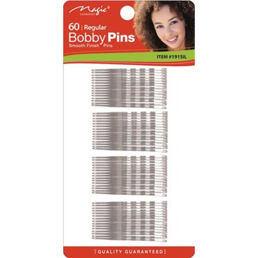 Sta-Rite Bobby Pins Pack of 2 - Double Coated, Rubber Tipped, 60 Count ...