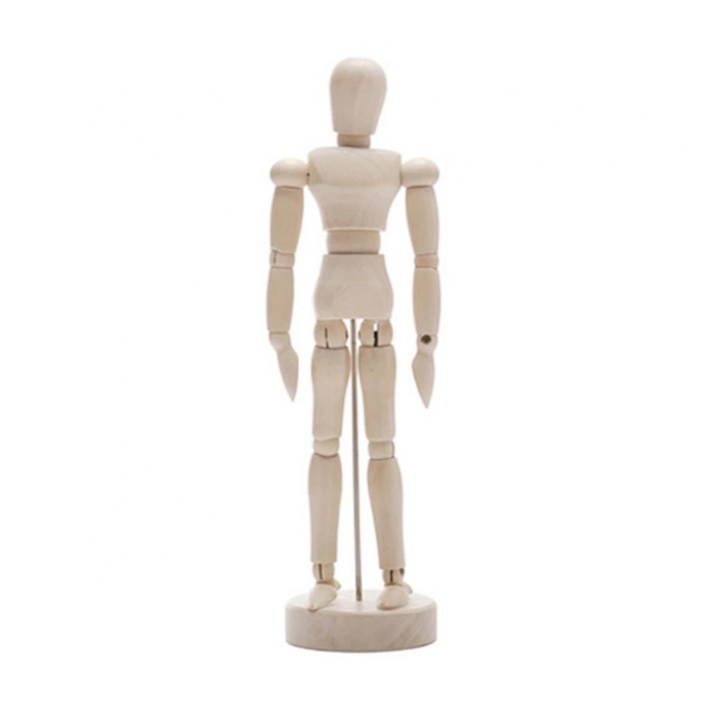 Wood Artist Drawing Manikin Articulated Mannequin with Base and ...