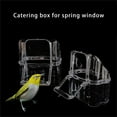 10pcs Bird Cage Feeder Water Cups Feeding Box with Easy to Clean Design ...