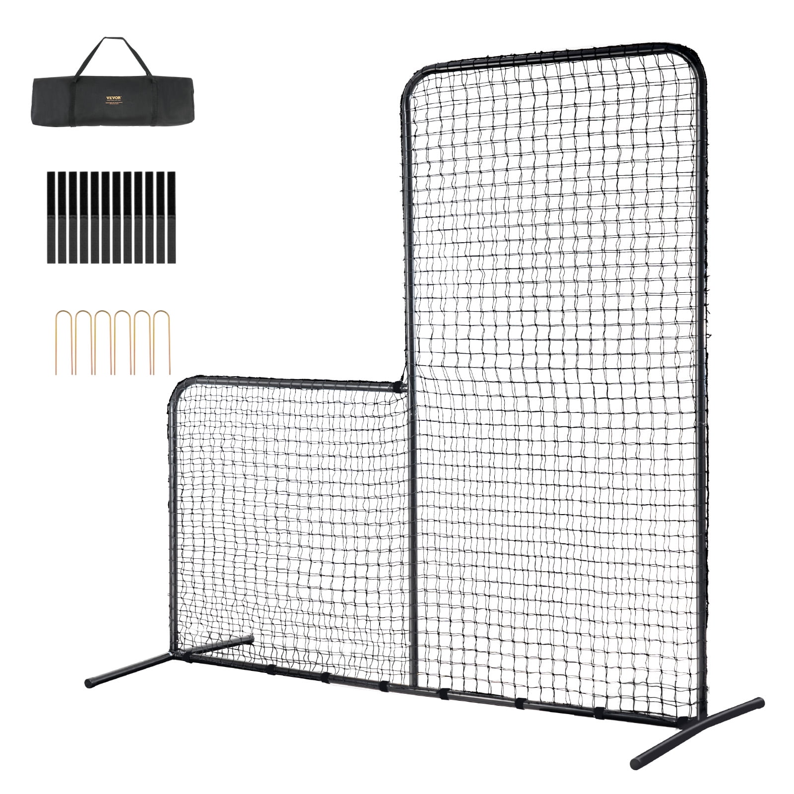 Click here for Vevor L Screen Baseball For Batting Cage  7x7 Ft B... prices