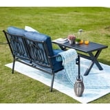 2-Piece Outdoor Loveseat and Coffee Table Conversation Set - Walmart.com