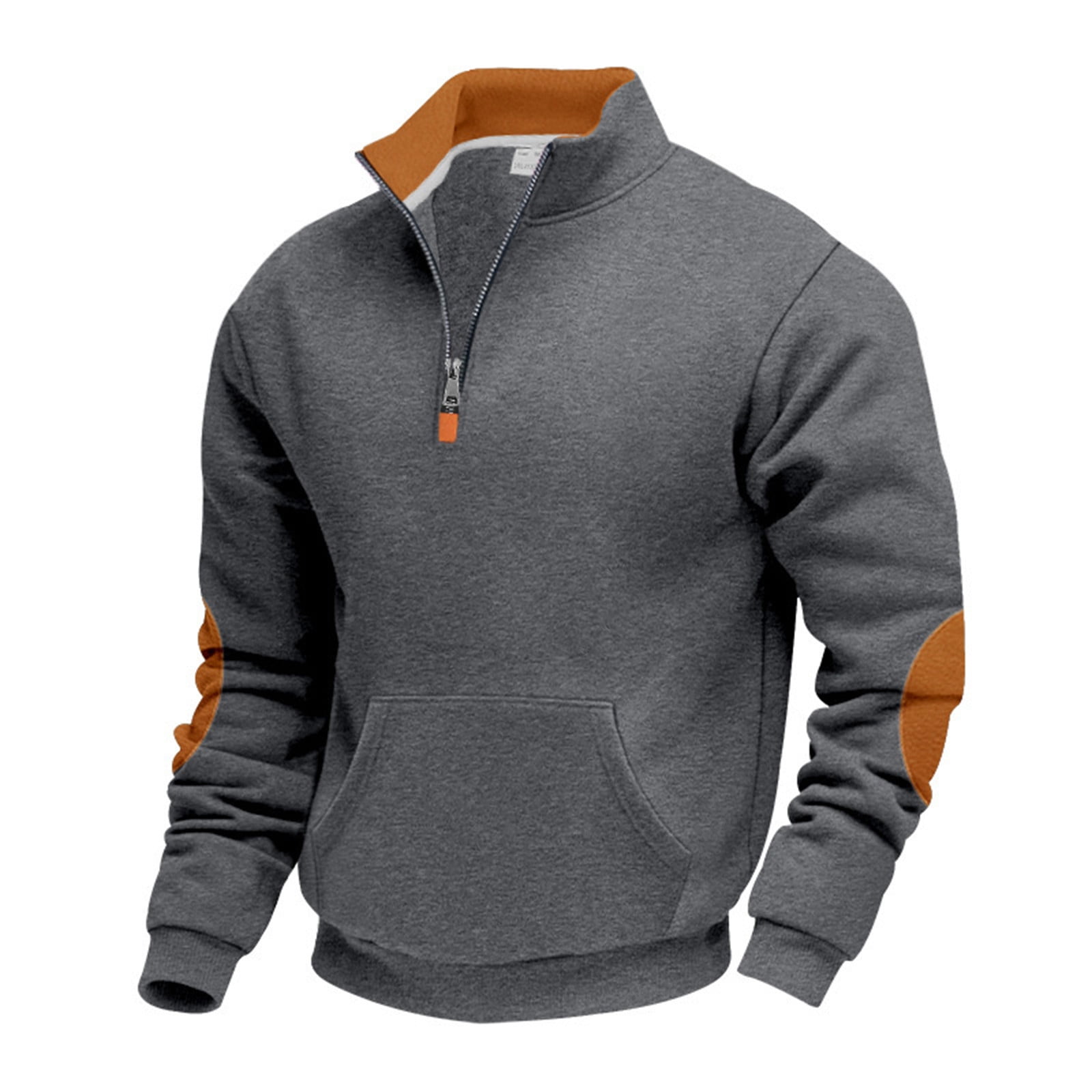 Click here for Plebaso Mens Quarter Zip Sweatshirts With Pocket L... prices