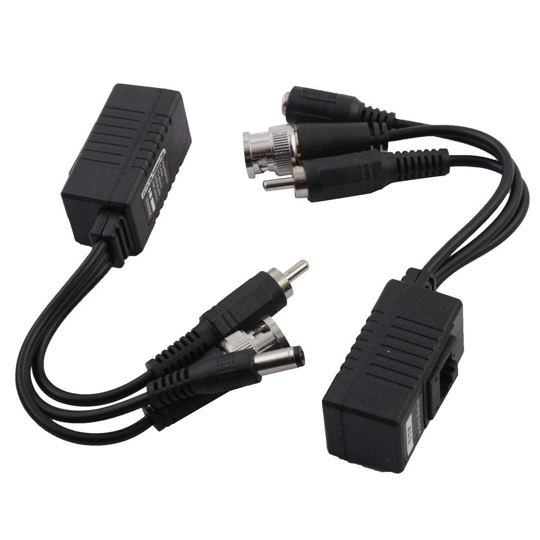 RCA BNC to RJ45 Power Audio Video Connector 2pcs for Closed Circuit TV ...