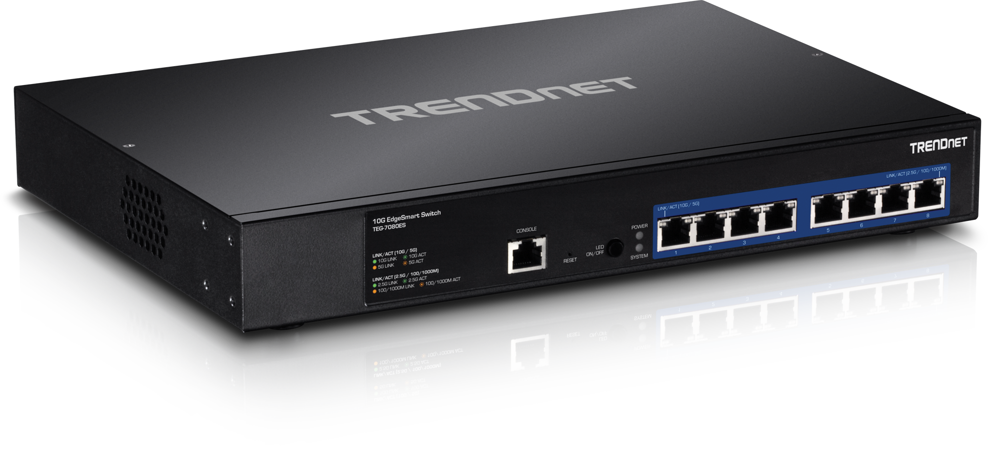 Trendnet Teg 7080es 8 Port 10g Edgesmart Switch