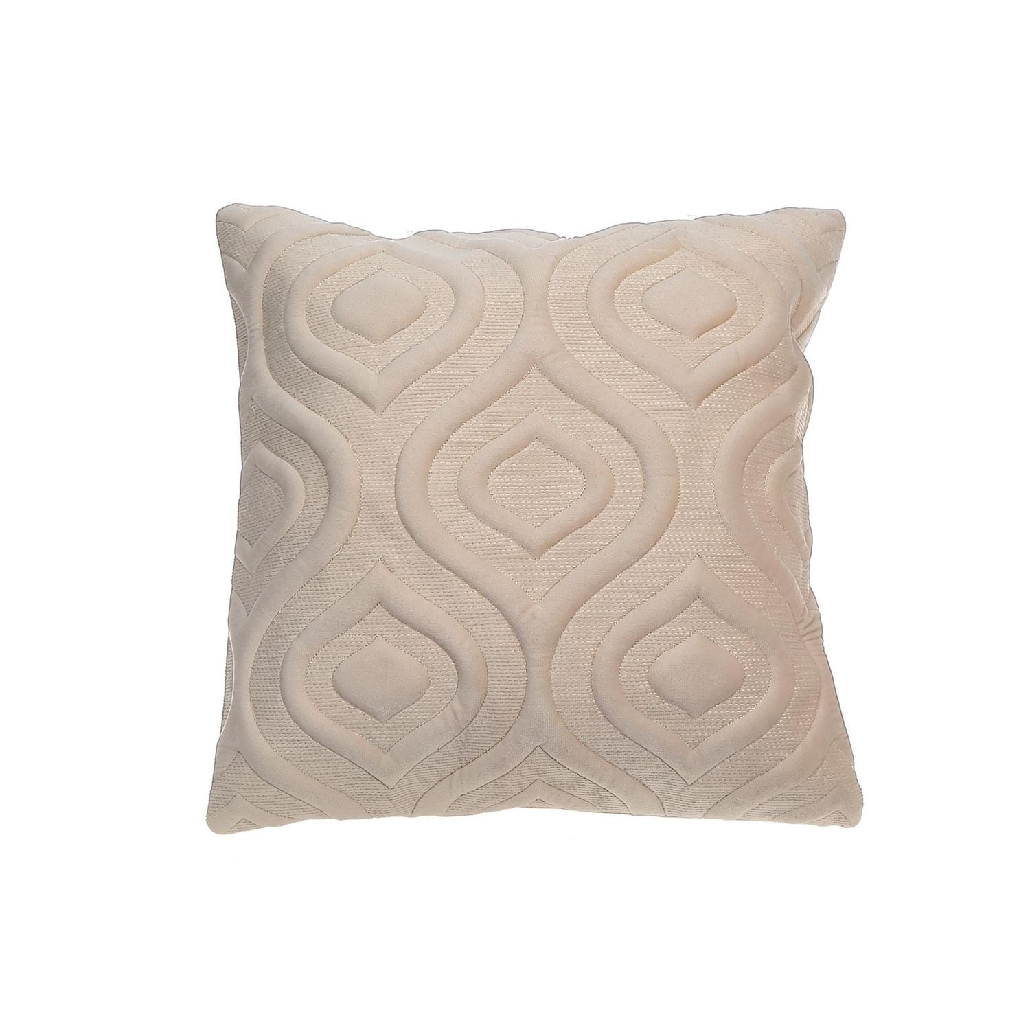 Click here for Ih Casadécor Velvet Impression Cushion (Ivory) - S... prices