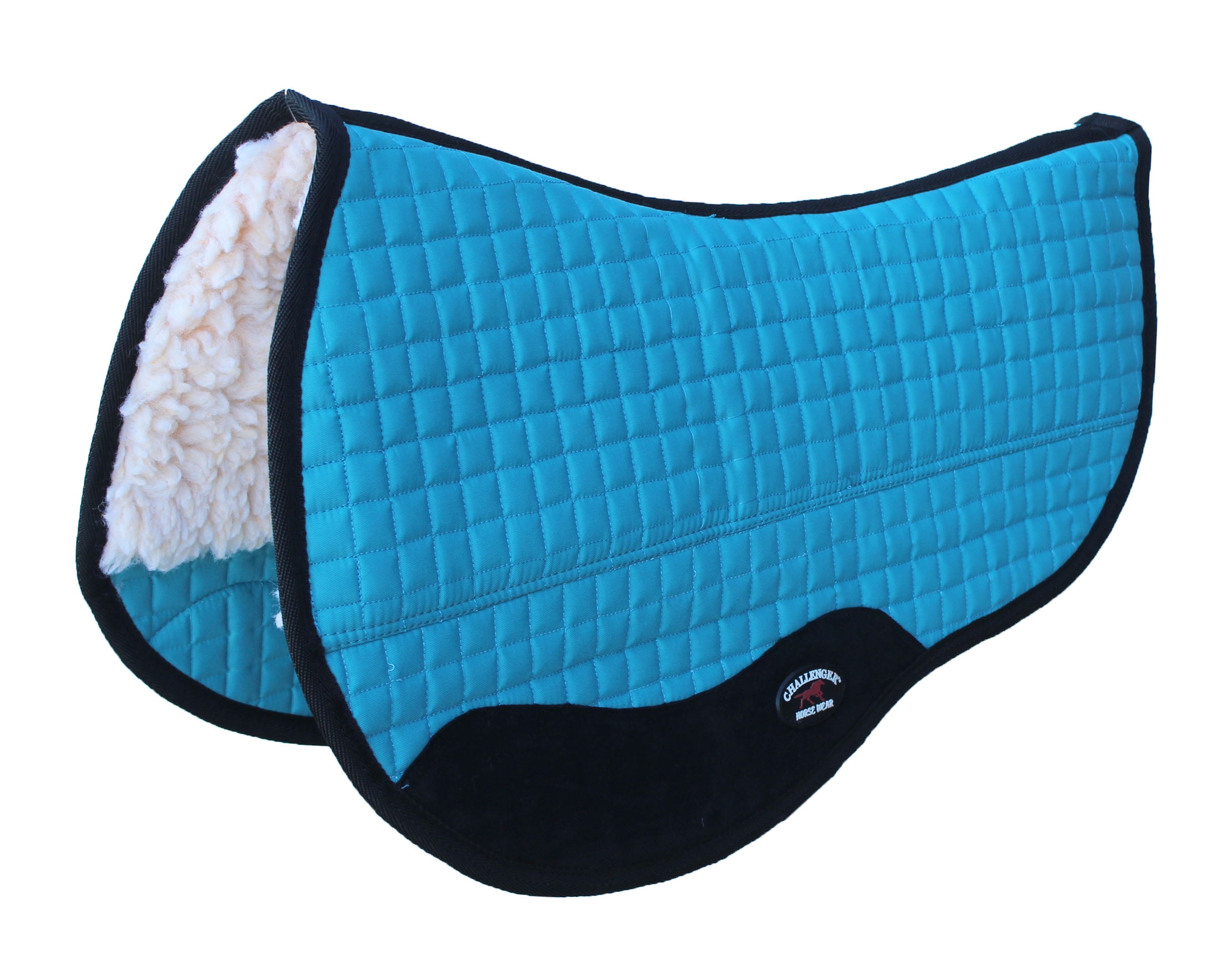 Western Horse SADDLE PAD 28X30 DOUBLE BACK BARREL FLEECE LINED ...
