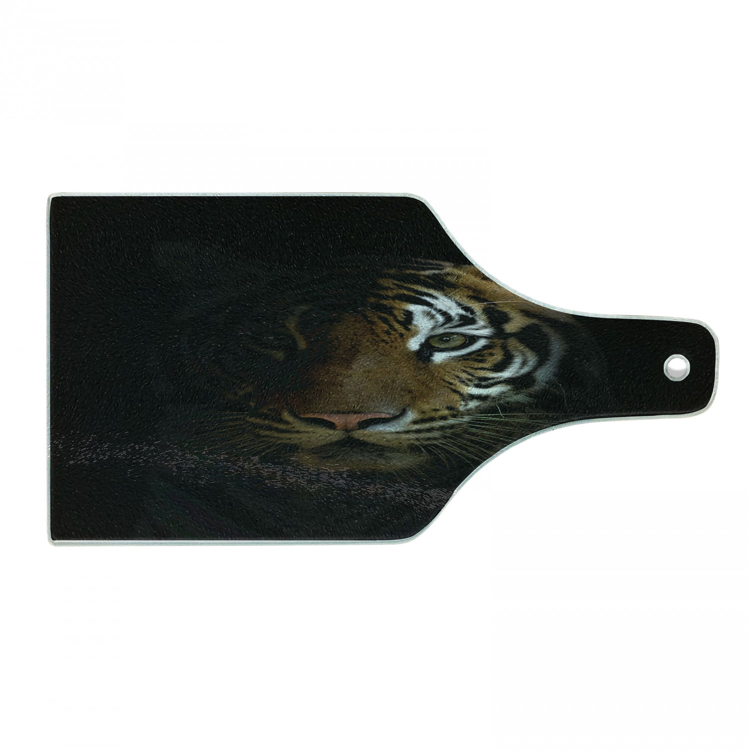 Tiger Cutting Board, King of Sundarbans in a Dark Environment Mild ...