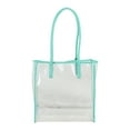 Eastsport Clear All-Purpose Security Tote, Turquoise - Walmart.com