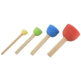 Foam Pouncer Assortment-Sponge Painting Stippler Set 24/-Foam Brush ...