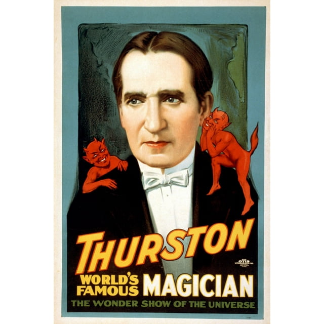 Thurston Magic Poster magician art 24inx36in Art Poster 24x36 Multi ...