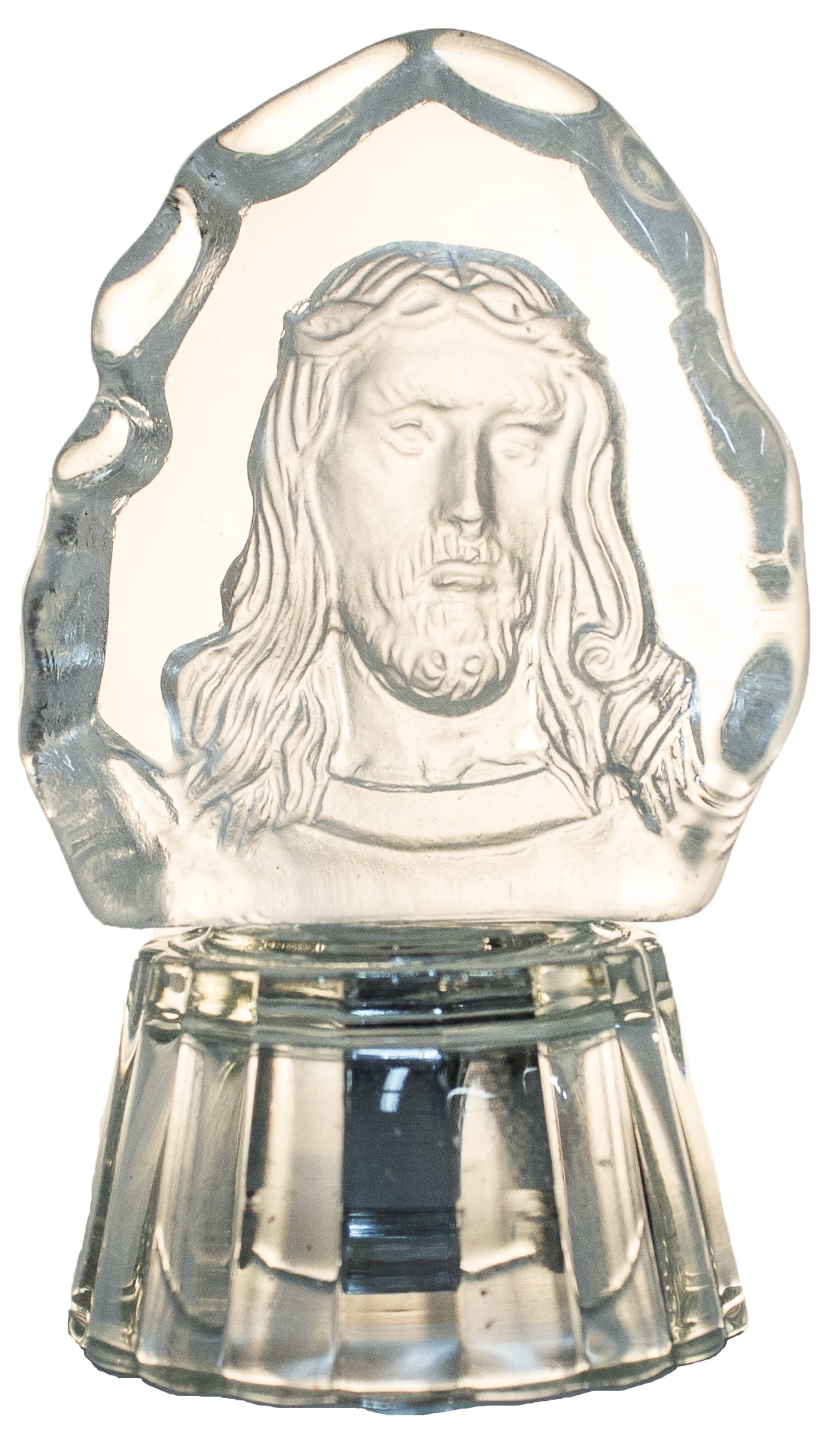 2.75 Inch Acrylic Lighted Jesus Face Figurine (Batteries Included ...
