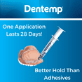 Dentemp Sof-Grip One-Step Denture Reliner 3g – Long Lasting Denture Repair for Loose Fitting ...