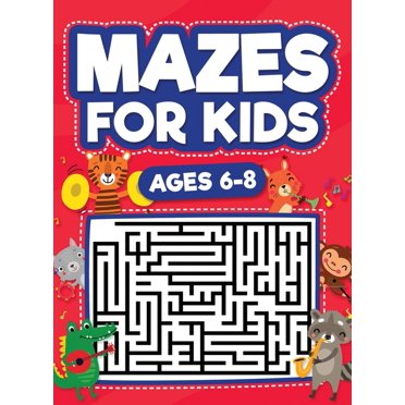 Mazes For Kids Ages 8-12: Maze Activity Book 8-10, 9-12, 10-12 year ...