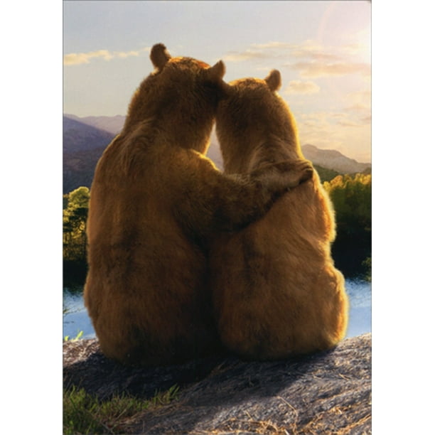Avanti Press Bear Couple Overlooking River Birthday Card for Husband ...