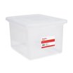 "Office Depot® Letter/Legal Size File Tote, Clear, 18""L x 14 1/4""W x ...