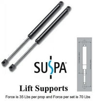 SUSPA® C16-02648 35-LB Limit Gas Spring/Prop/Strut/Shock Lift Support ...