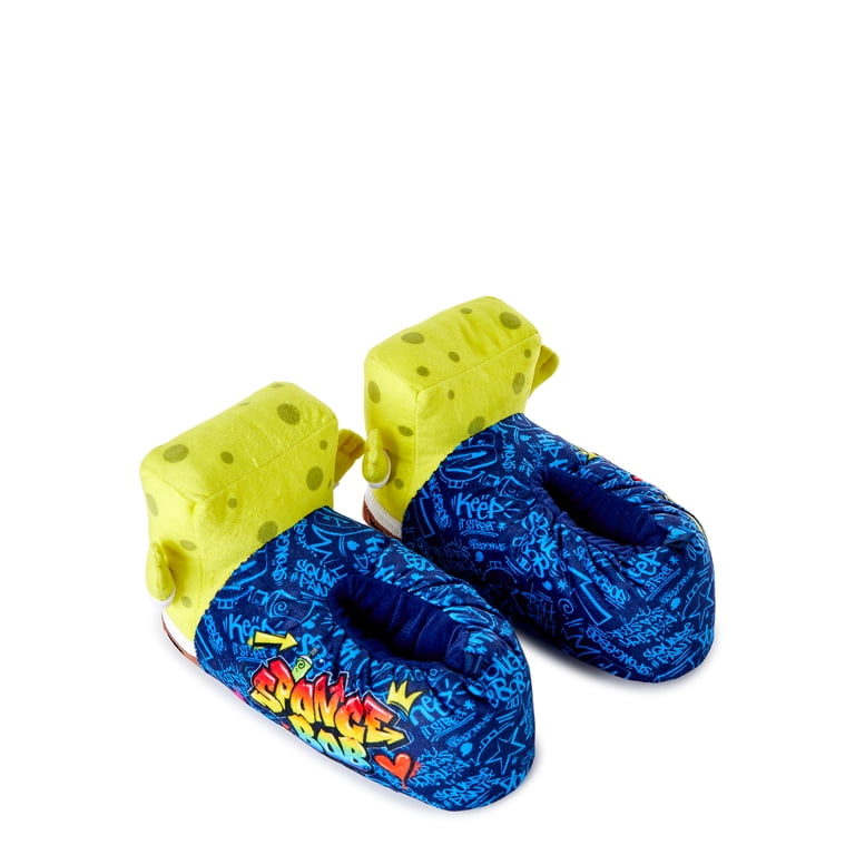 License Spongebob Little Big Boy's Slipper, Sizes 11/12-4/5