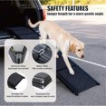 71" Folding Dog Ramp for SUVs & Trucks – Non-Slip, 250 lbs Capacity ...