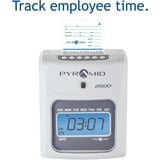 Pyramid Time Systems Small Business 2500 Time Clock Bundle, Unlimited ...