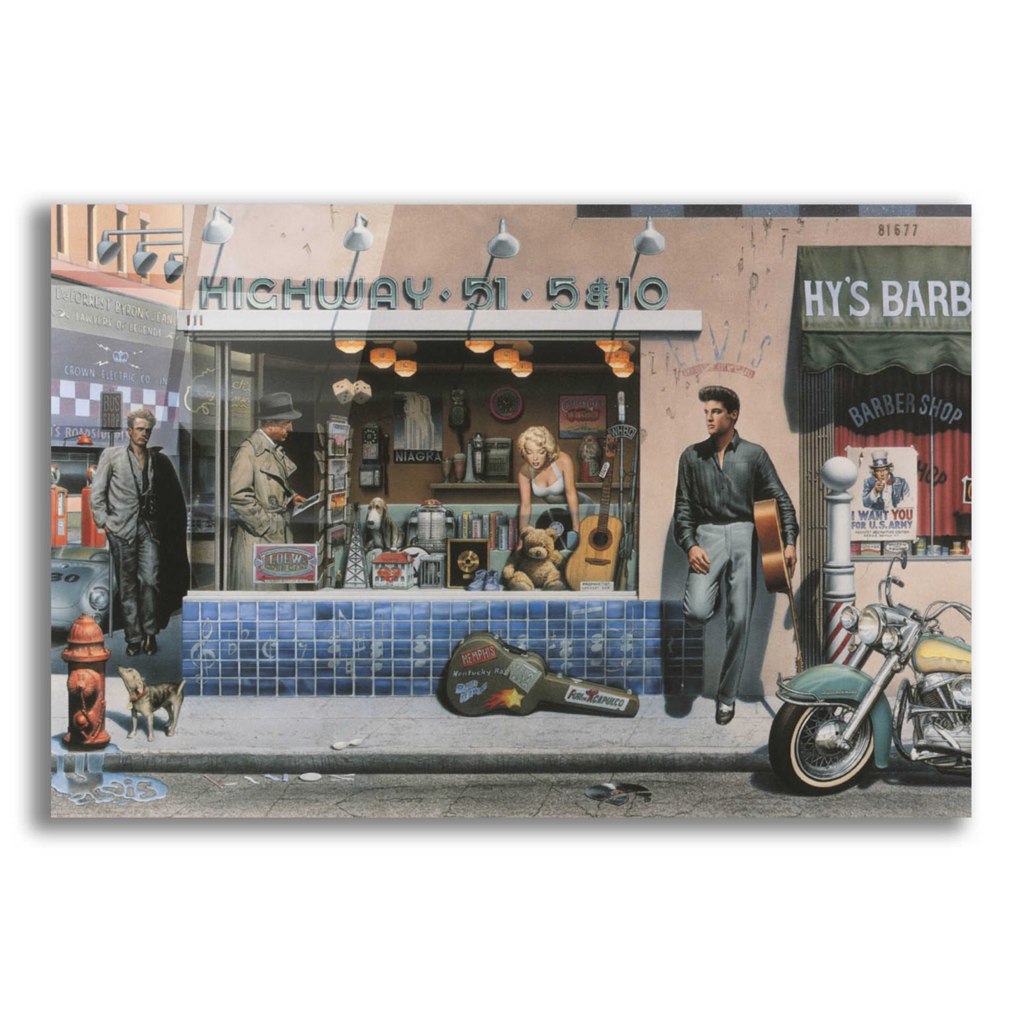 Epic Art 'Highway 51' by Chris Consani, Acrylic Glass Wall Art, 16"x12 ...