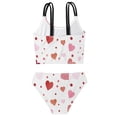 BZSMCE Swimsuit 2-Piece Tank Swimming Wear Quick Dry Bathing Suit-Love ...