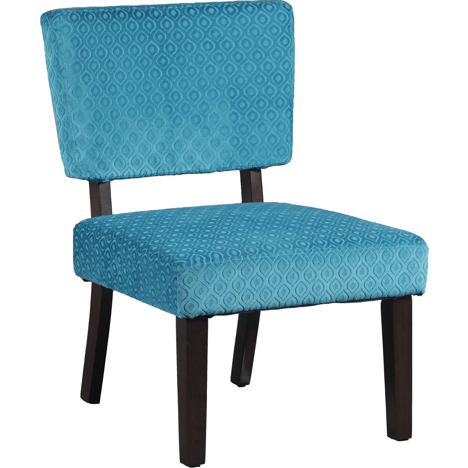 Linon Taylor Accent Chair, 17.5 inch Seat Height, Multiple Colors ...