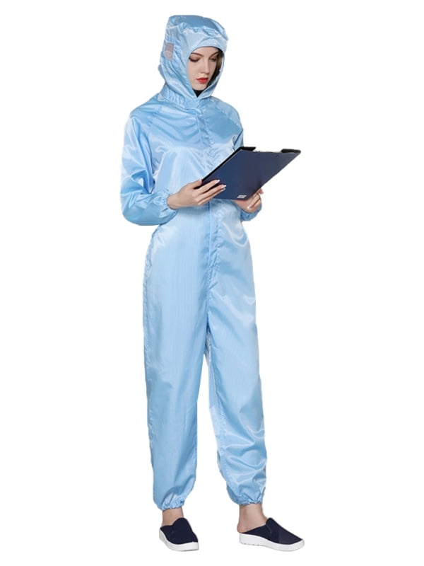 Washable Reusable Hood Coverall Suit One-piece Isolation Gown Suit ...