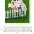 Micro Decorative Wooden Garden Fence Panel Set, Outdoor Patio Elegant ...