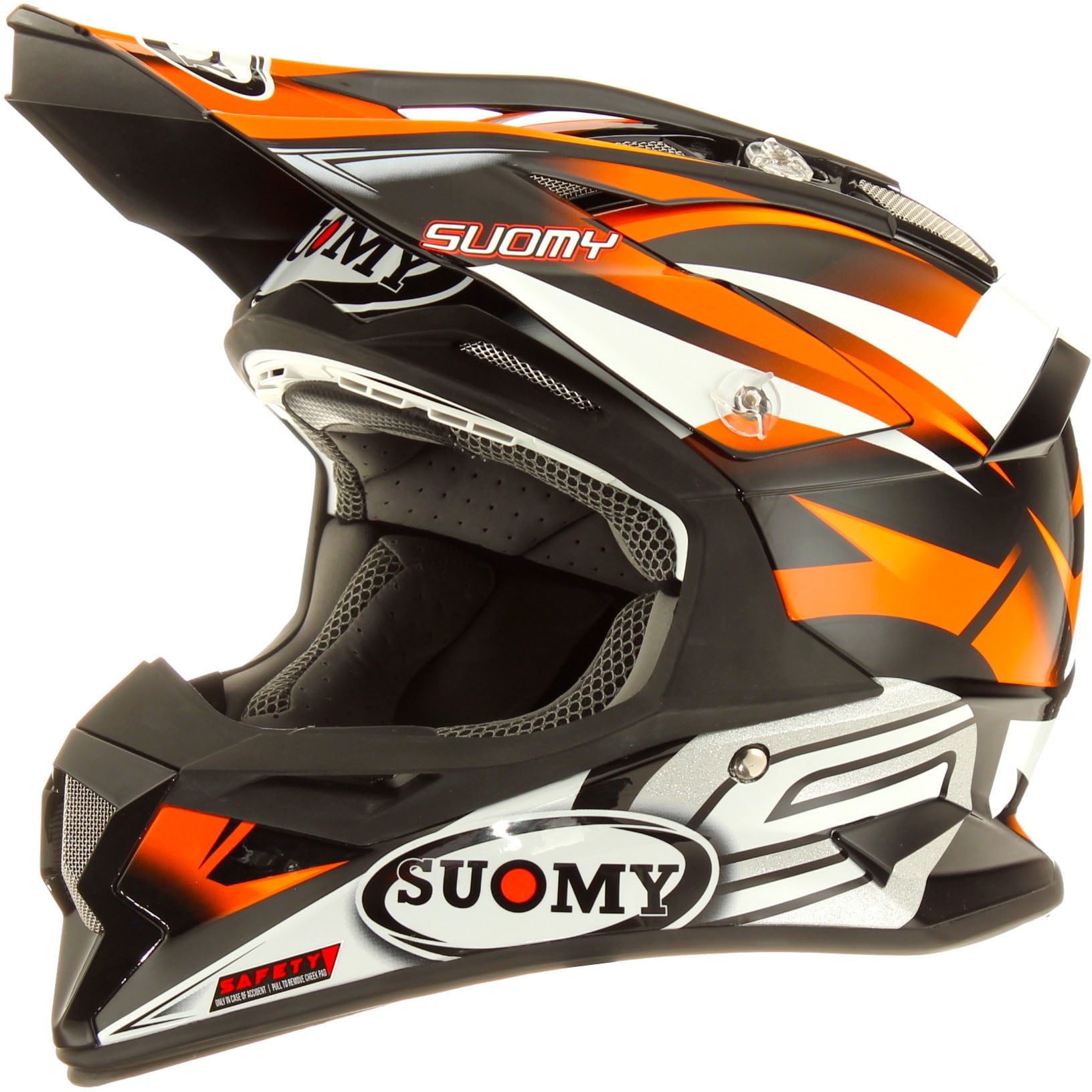 Suomy Carbon Alpha Bike Orange Helmet - Walmart.com - Walmart.com