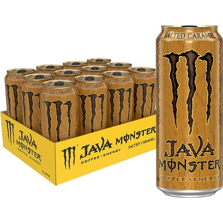Monster Java Salted Caramel Cans, 444 mL, 12 Pack | Walmart Canada