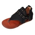 Dakaela Womens Denim Gladiator Sandals 2026 Bohemian Casual Flip Flops ...