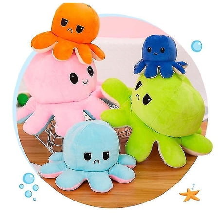 Flip Octopus, Flip Octopus, Octopus Plush Toy, Double-sided Flip Doll ...