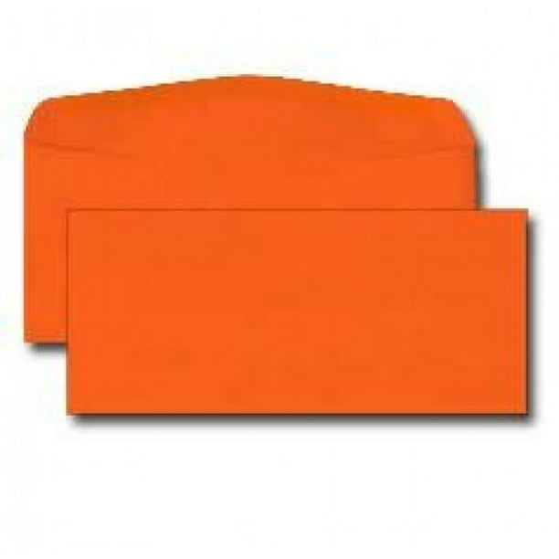 #10 Regular Envelope - Astrobright - 24# Orbit Orange (4 1/8 x 9 1/2 ...