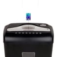 High-Security 8-Sheet Micro-Cut Paper Credit Card Shredder Black ...