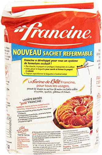 Francine Wheat Flour From France 1kg (2.2 Lb) - Walmart.com