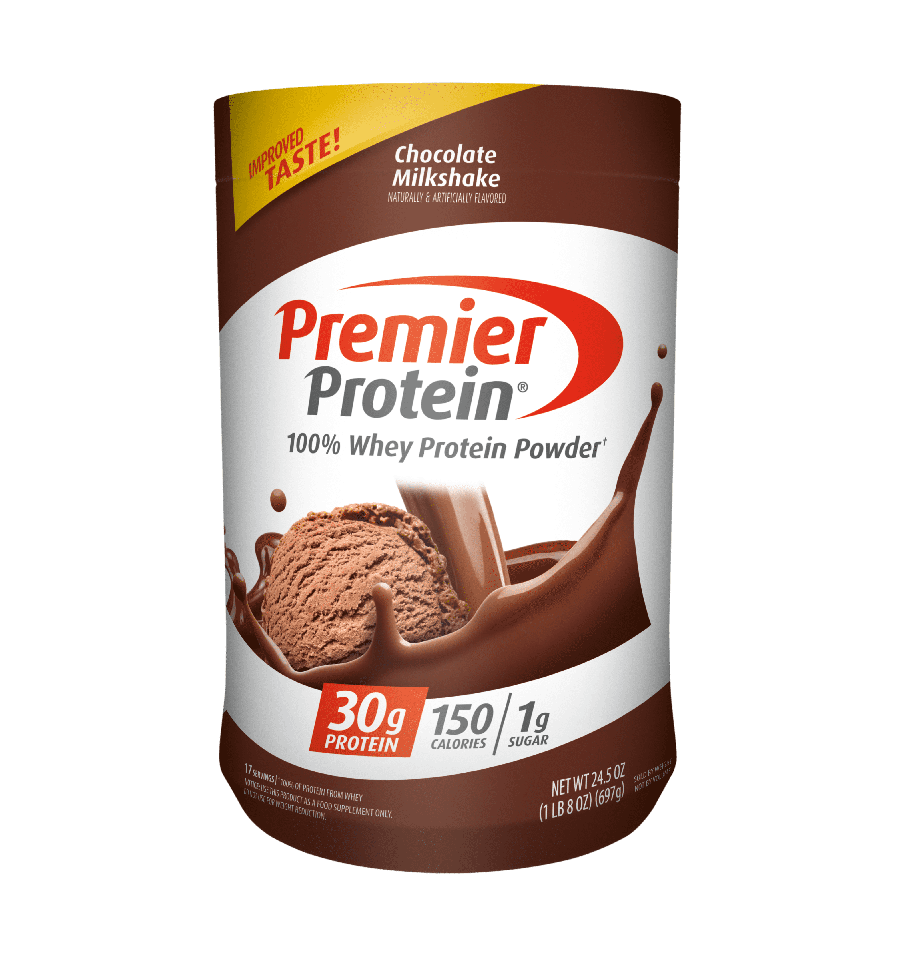 Premier Protein 100% Whey Protein Powder, Chocolate Milkshake, 30g ...