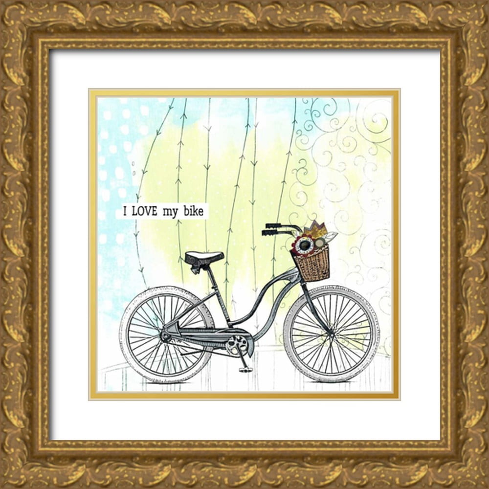 Ogren, Sarah 26x26 Gold Ornate Wood Framed with Double Matting Museum Art Print Titled - I Love ...